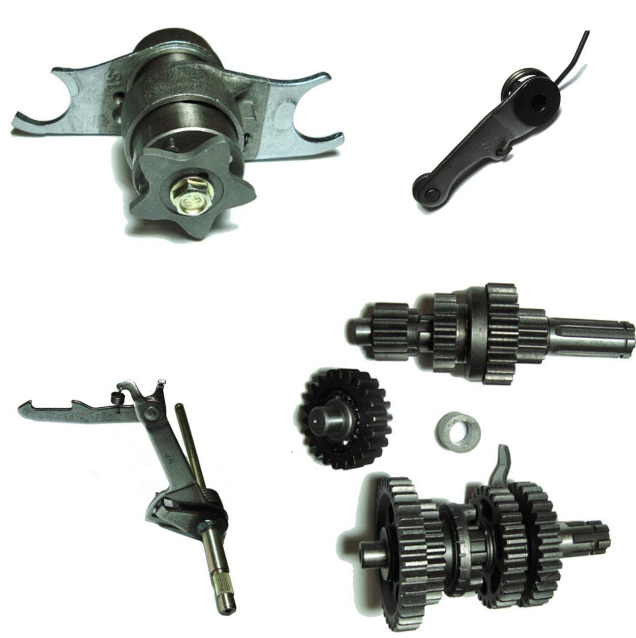 Shift Arm Assembly (Semi-Auto 3sp w/Reverse T2) for 50cc ATVs & Dirtbi ...