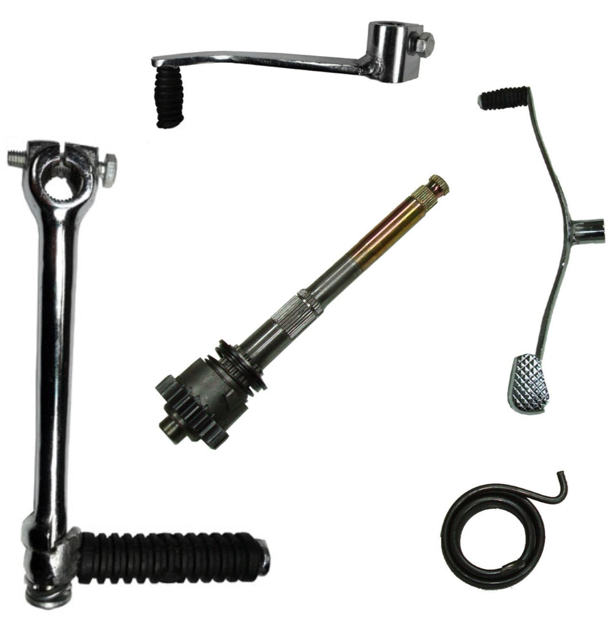 Shift Arm Assembly (Automatic Reverse), Kick Start - Shift Levers - 90 ...