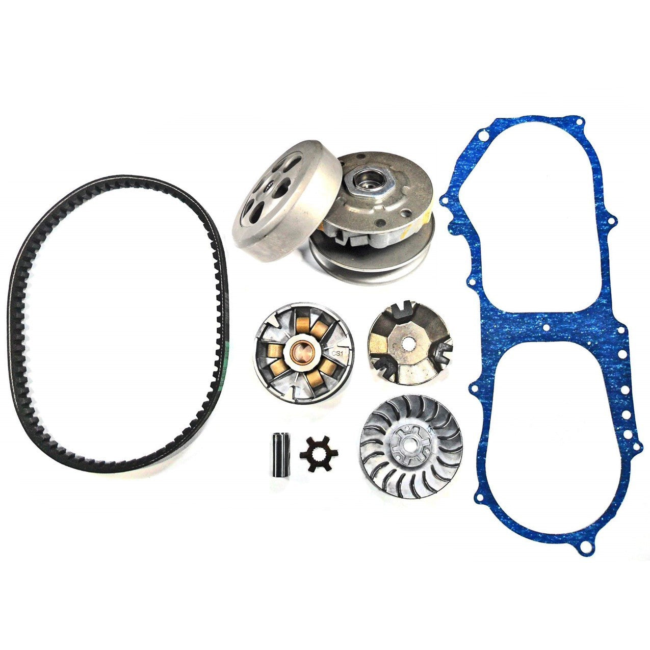 Clutch & Belt KitFits Polaris, Eton, Alpha Sports, 50cc 2 Stroke ATVs ...