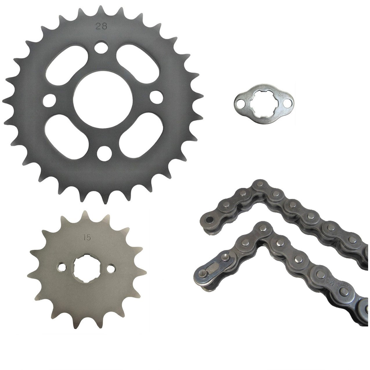 Eton 70cc & 90cc 2-Stroke ATV Sprocket & Drive Chain Kit – Get 2 It ...