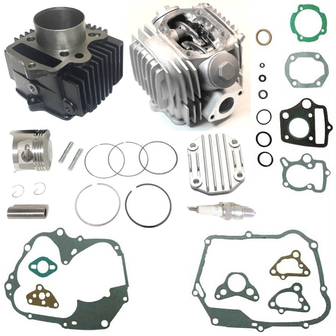 Cylinder & Head kit 110cc Chinese ATVs and Dirtbikes Click here for ad ...