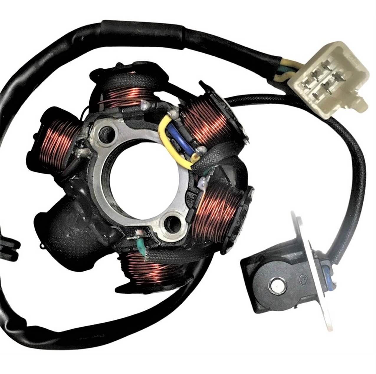 Stator 6 Coils 5 Pin in 6 Pin FM Fits Tao Tao Hellcat 125 + Others OD ...