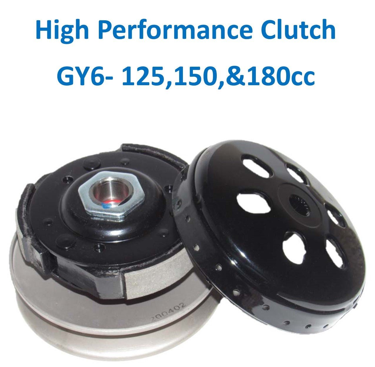 High Performance Clutch GY6-125,150,180 Fits Scooters, ATVs, GoKarts ...